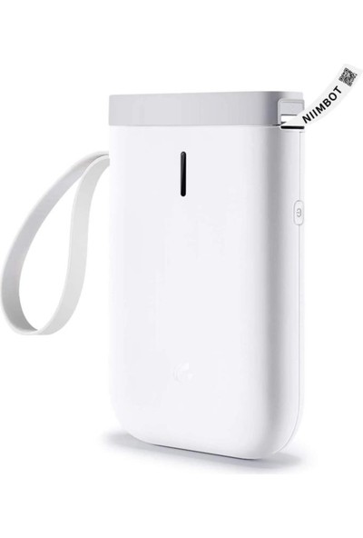 Niimbot D11 Etiket Makinesi Kablosuz Taşınabilir Termal Bluetooth - USB Şarjlı Beyaz Niimbot D11 Etiket Makinesi Kablosuz Taşınabilir Termal Bluetooth - USB Şarjlı Beyaz