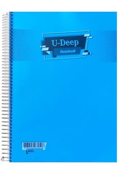 Umut U-Deep A4 Spiralli Defter Pp. Kapak 120 Yp. Kareli Umut U-Deep A4 Spiralli Defter Pp. Kapak 120 Yp. Kareli