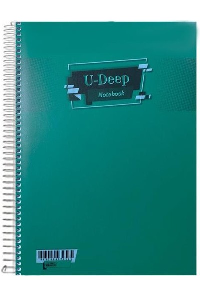 Umut U-Deep A4 Spiralli Defter Pp. Kapak 96 Yp. Kareli Umut U-Deep A4 Spiralli Defter Pp. Kapak 96 Yp. Kareli