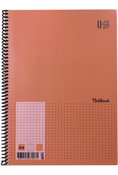 Umut U-Deep A4 Spiralli Defter Pp. Kapak 72 Yp. Kareli Umut U-Deep A4 Spiralli Defter Pp. Kapak 72 Yp. Kareli