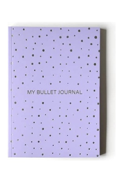 Kagito Bullet Journal Pastel Purple Noktalı Defter A5 Kagito Bullet Journal Pastel Purple Noktalı Defter A5