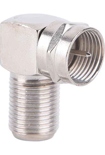 Ata Elektronik 90 Derece L Tip Vidalı Metal F Konnektör Uydu Anten Lnb Kablo Ucu Konnektör 5 Adet Ata Elektronik 90 Derece L Tip Vidalı Metal F Konnektör Uydu Anten Lnb Kablo Ucu Konnektör 5 Adet