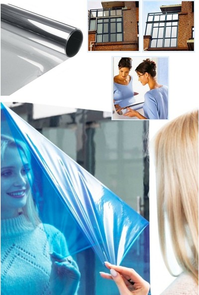 Lüx Model Gümüş Ayna Folyo Net Ayna Görünüm Yapışkanlı Folyo 100X50 cm Lüx Model Gümüş Ayna Folyo Net Ayna Görünüm Yapışkanlı Folyo 100X50 cm