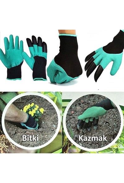 Alife Toprak Kazma Ekme Çapalama Için Korumalı Bahçe Bahçivan Eldiveni Alife Toprak Kazma Ekme Çapalama Için Korumalı Bahçe Bahçivan Eldiveni