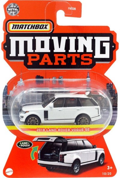 Matchbox Moving Parts Hareketli Parçalar 2018 Model Land Rover Vogue Se FWD28 Matchbox Moving Parts Hareketli Parçalar 2018 Model Land Rover Vogue Se FWD28