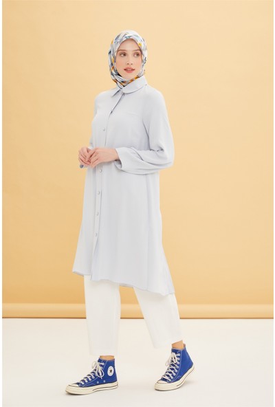 Armine Pilisoley Detaylı Tunik 22Y4807 Gri Armine Pilisoley Detaylı Tunik 22Y4807 Gri