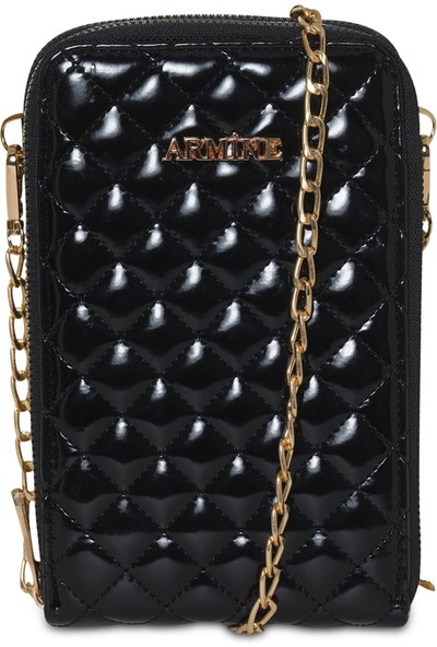 Armine Çanta 21KD1569 Siyah Rugan