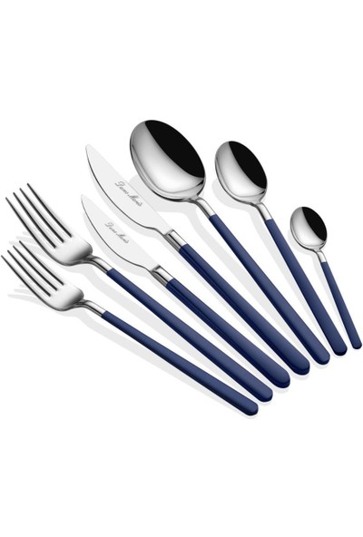 Dame Marie Allegra Blue 42 Parça Çatal Kaşık Bıçak Seti