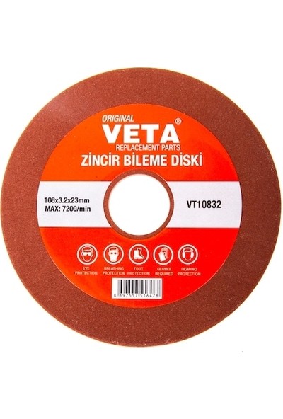 Oregon Veta VT10832 Zincir Bileme Diski 108X3.2X23MM ZB85 Oregon Veta VT10832 Zincir Bileme Diski 108X3.2X23MM ZB85