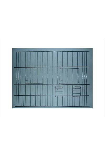 Atahan Pet Kuş Kafesi Ön Teli 46 x 36 cm Atahan Pet Kuş Kafesi Ön Teli 46 x 36 cm