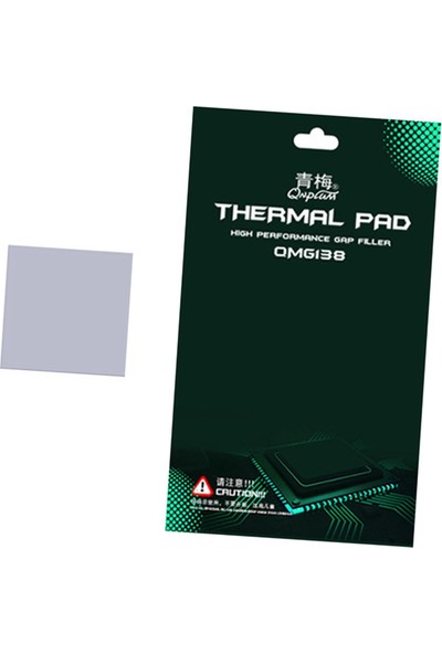 Prettyia Cpu Termal Ped 12.8 W / Mk Isıya Dayanıklı Gpu Bellek Isı Emici 30X30X1.5MM (Yurt Dışından)