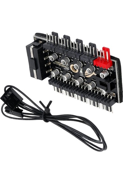 Prettyia 1 Ila 10 Pin Soğutucu Fan Göbeği Uzatma Soket Pc Hız Kontrolörü 4d Arayüzü (Yurt Dışından) Prettyia 1 Ila 10 Pin Soğutucu Fan Göbeği Uzatma Soket Pc Hız Kontrolörü 4d Arayüzü (Yurt Dışından)