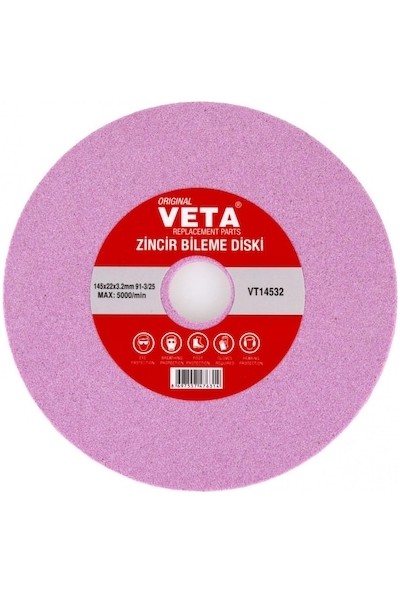 Oregon Veta VT14532 Zincir Bileme Diski 145X22X3.2 mm 91-3.25 Oregon Veta VT14532 Zincir Bileme Diski 145X22X3.2 mm 91-3.25