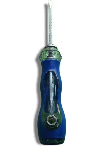 Runcheng 6 mm x 100 mm Çift Yönlü Düz ve Yıldız Mıknatıslı Tornavida Mavi