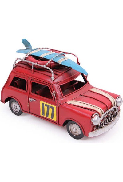 Anka Mini Cooper El Yapımı Metal Araba Anka Mini Cooper El Yapımı Metal Araba