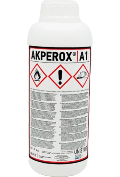 Akpa Mek Peroksit - Polyester Dondurucusu - 1 Kg Akpa Mek Peroksit - Polyester Dondurucusu - 1 Kg