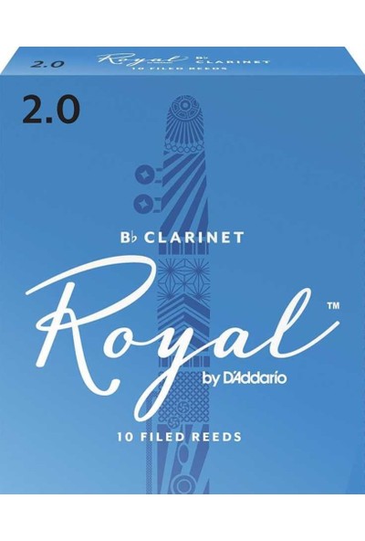 Rico Royal Daddario Woodwinds Royal RCB1020 Sib Klarnet Kamışı No:2 Rico Royal Daddario Woodwinds Royal RCB1020 Sib Klarnet Kamışı No:2