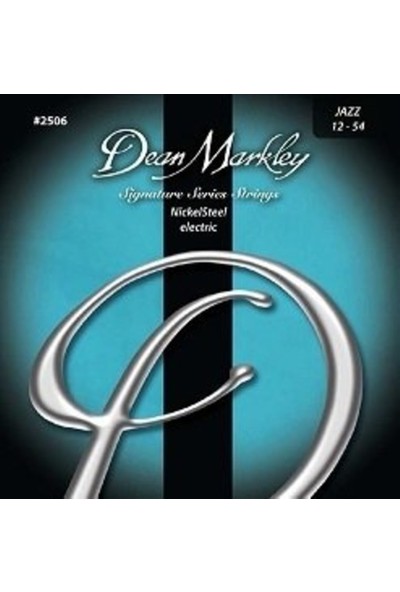 Dean Markley Nickel Steel 2506 (12-54) - Jazz Elektro Gitar Tel Seti Dean Markley Nickel Steel 2506 (12-54) - Jazz Elektro Gitar Tel Seti
