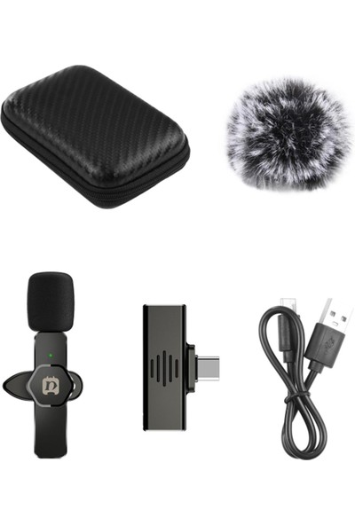 Charmant Youtube Facebook Canlı Yayın Için Kablosuz Lavalier Mikrofon Usb-C (Yurt Dışından) Charmant Youtube Facebook Canlı Yayın Için Kablosuz Lavalier Mikrofon Usb-C (Yurt Dışından)