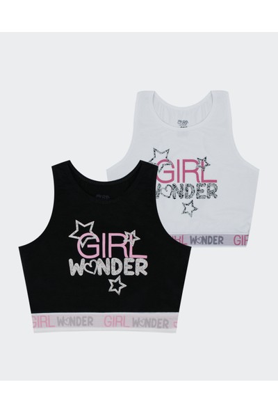 Öts Kız Çocuk Renkli 2'li Alıştırma Sütyeni