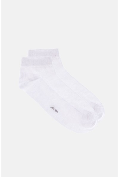 AVVA Erkek Beyaz Sporcu Çorap A21Y8518 AVVA Erkek Beyaz Sporcu Çorap A21Y8518