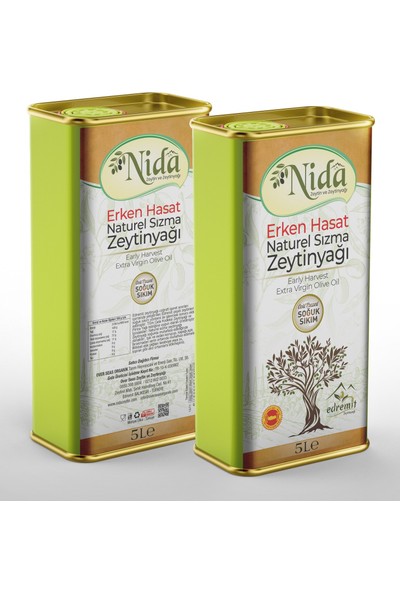 Erken Hasat Naturel Sızma Zeytinyağı 5lt