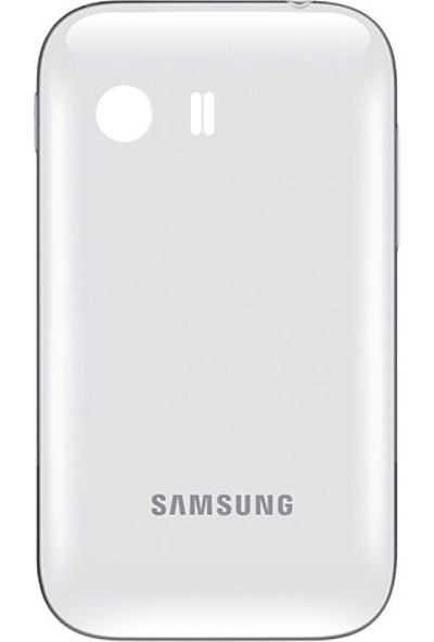 Nokta Teknik Samsung S5360 Galaxy Y Young Arka Kapak Batarya Pil Kapağı - Beyaz