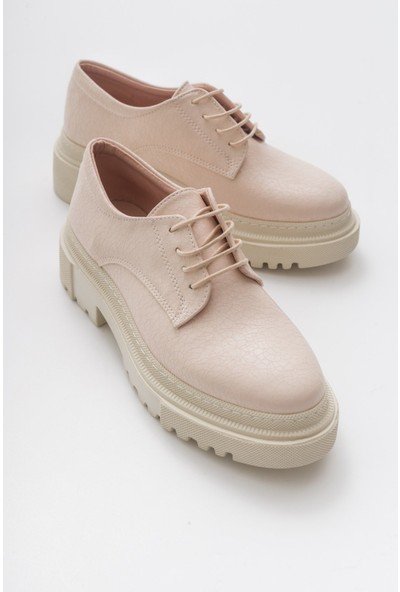 Luvi Carla Pudra Çatlak Desenli Kadın Günlük Ayakkabı