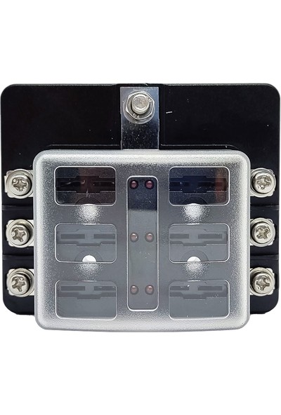 Allestock 6'lı LED Işıklı Bıçak Tipi Sigorta Kutusu Allestock 6'lı LED Işıklı Bıçak Tipi Sigorta Kutusu