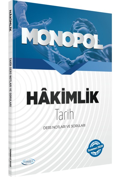 Monopol Yayınları 2020 Hakimlik Tarih Ders Notları ve Soruları (Iadesizdir) Monopol Yayınları 2020 Hakimlik Tarih Ders Notları ve Soruları (Iadesizdir)