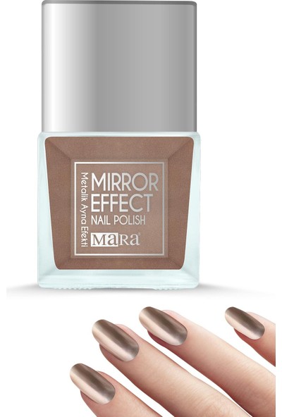 Mara Metalik Ayna Efekli Oje Bronz 15ML