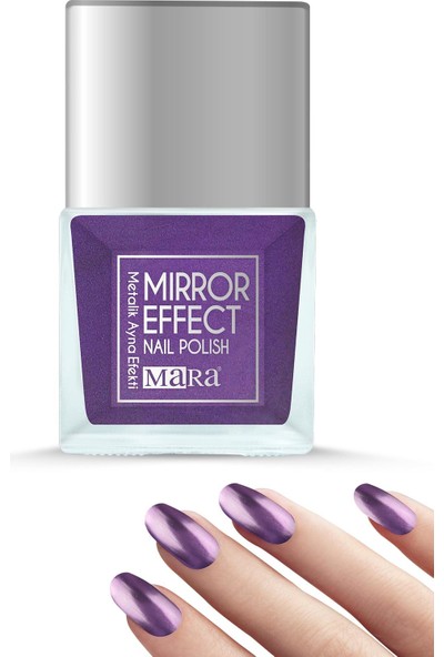 Mara Metalik Ayna Efektli Oje Mor 15ML Mara Metalik Ayna Efektli Oje Mor 15ML