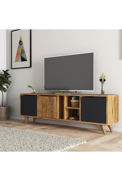 Hepsi Home Tanoes Kapaklı Raflı 150 CmTv Sehpası