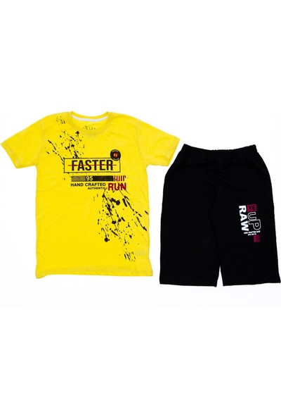 EKSPRES16 Erkek Çocuk Faster Run Raw Baskılı Ikili Takım 8/12 Yaş EKSPRES16 Erkek Çocuk Faster Run Raw Baskılı Ikili Takım 8/12 Yaş
