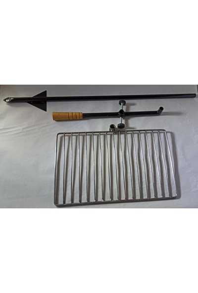 Metalya Yükseklik Ayarlı Mangal Izgara Kamp
