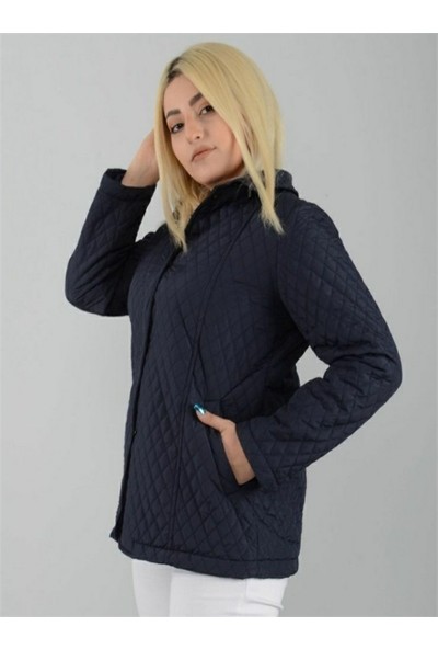 Glr & Gym Nancy Kapitone Siyah Kadın Mont