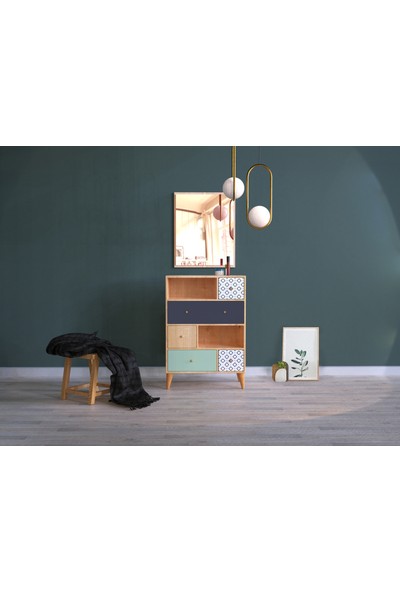 Hepsi Home PİNOLES 5 ÇEKMECELİ ŞİFONYER