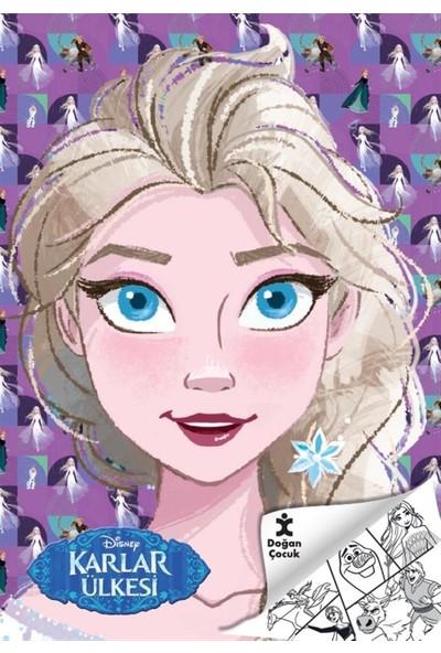 Disney Karlar Ülkesi Kraliçe Elsa Boyama Kitabı