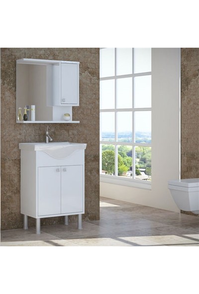 Sal10 Brano Üst Model Aynalı Banyo Dolabı