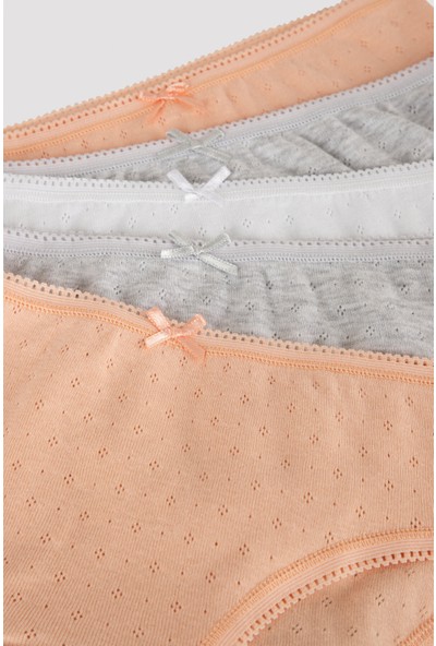 Penti Kız Çocuk Pointel 5li Slip Külot Penti Kız Çocuk Pointel 5li Slip Külot