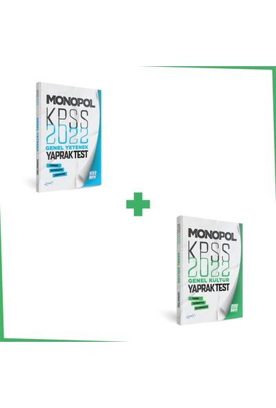 Monopol Yayınları KPSS 2022 Genel Kültür-Genel Yetenek Yaprak Test Monopol Yayınları KPSS 2022 Genel Kültür-Genel Yetenek Yaprak Test
