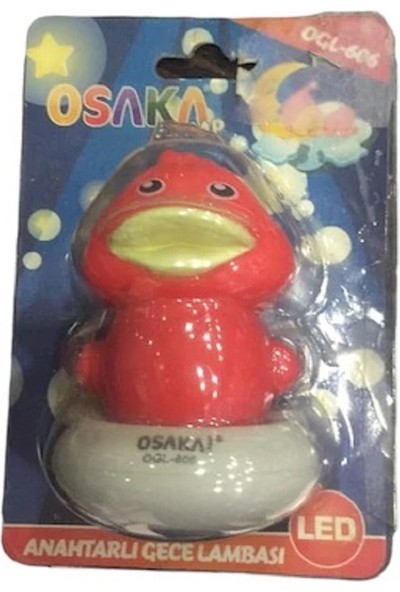 Osaka Ördekli LED Düğmeli Gece Lambası Osaka Ördekli LED Düğmeli Gece Lambası