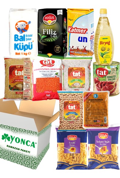 Ramazan Erzak Yardım Paketi Kolisi 12 Parça No:7 Ramazan Erzak Yardım Paketi Kolisi 12 Parça No:7