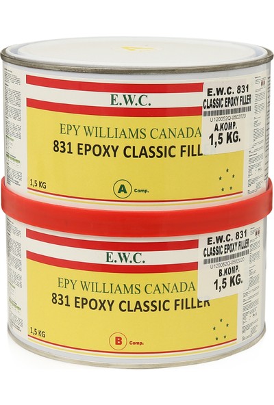 E.W.C 831 Epoksi Dolgu Macun 3 kg E.W.C 831 Epoksi Dolgu Macun 3 kg