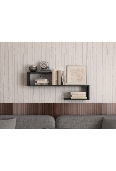 Sanal Mobilya Casti Duvar Rafı