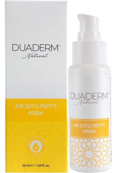 Duaderm Nemlendirici Arı Sütü Peptit Krem 50ml Duaderm Nemlendirici Arı Sütü Peptit Krem 50ml