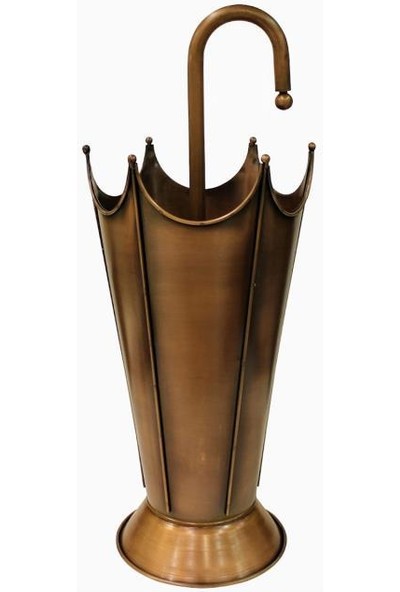 Fidex Home Metal Şemsiyelik Bakır 70CM
