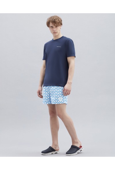 Skechers Swimwear M 5 inch Swimshort Erkek Mavi Deniz Şortu - S221080-400
