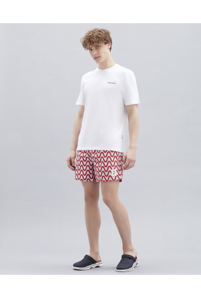 Skechers Swimwear M 5 inch Swimshort Erkek Kırmızı Deniz Şortu - S221080-600 Skechers Swimwear M 5 inch Swimshort Erkek Kırmızı Deniz Şortu - S221080-600