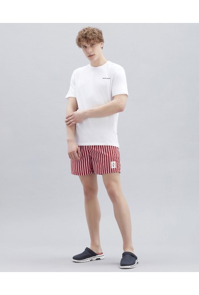 Skechers Swimwear M 5 Inch Swimshort Erkek Kırmızı Deniz Şortu - S221062-600 Skechers Swimwear M 5 Inch Swimshort Erkek Kırmızı Deniz Şortu - S221062-600